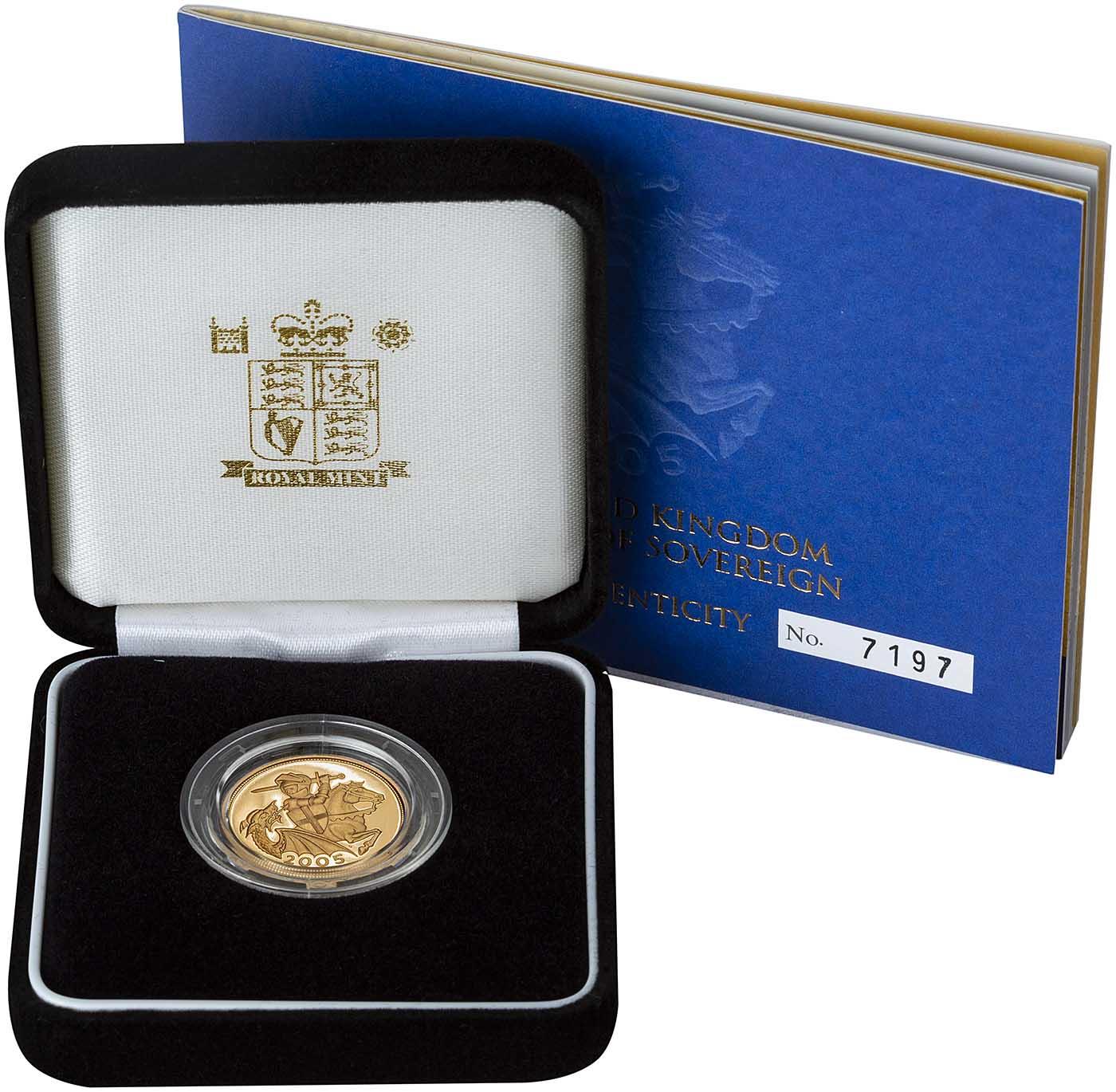 2005 Gold Sovereign Elizabeth II Proof | Chards