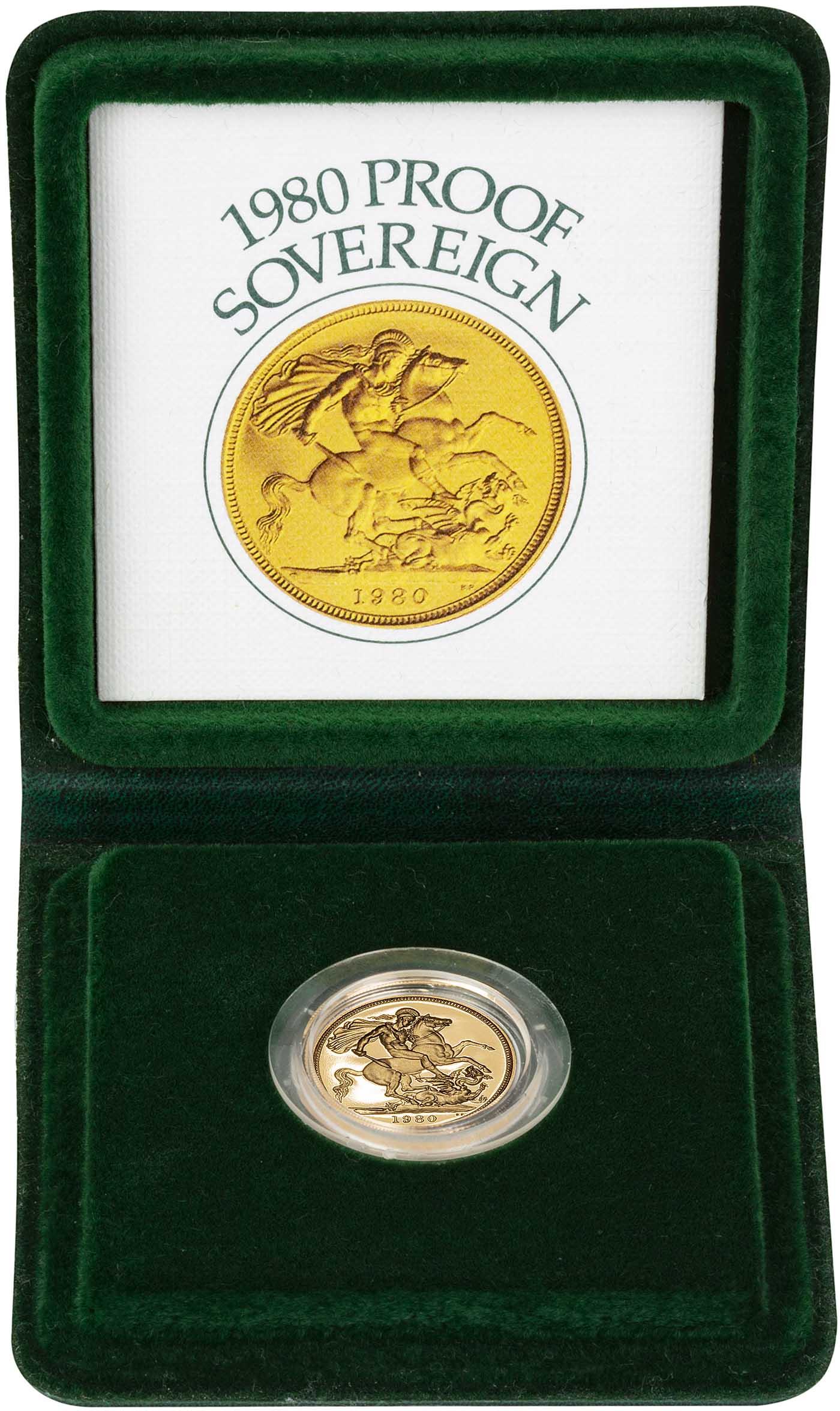 1980 Gold Sovereign Elizabeth II Proof | Chards