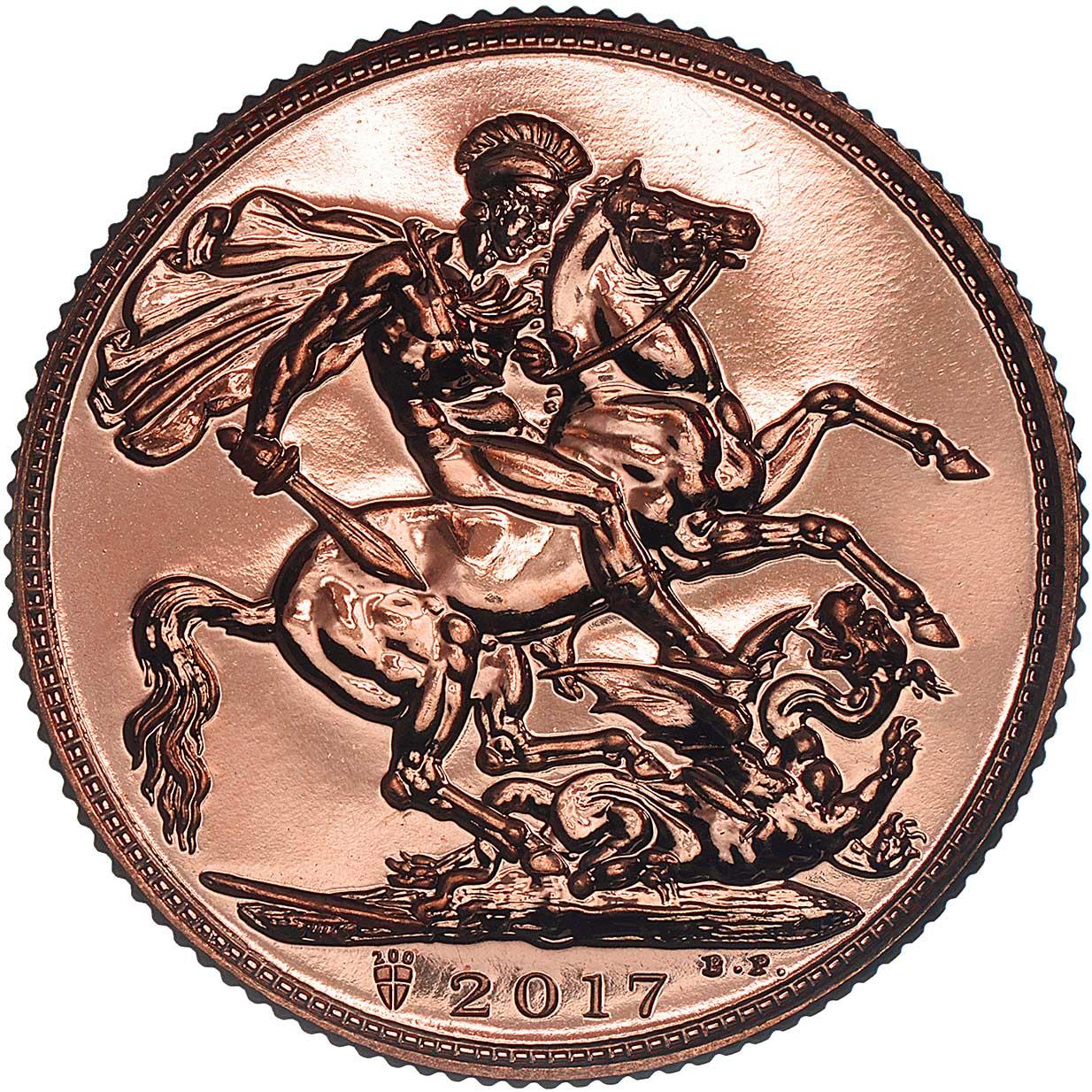 2017 Gold Sovereign Elizabeth II Coin | Chard - £602.53