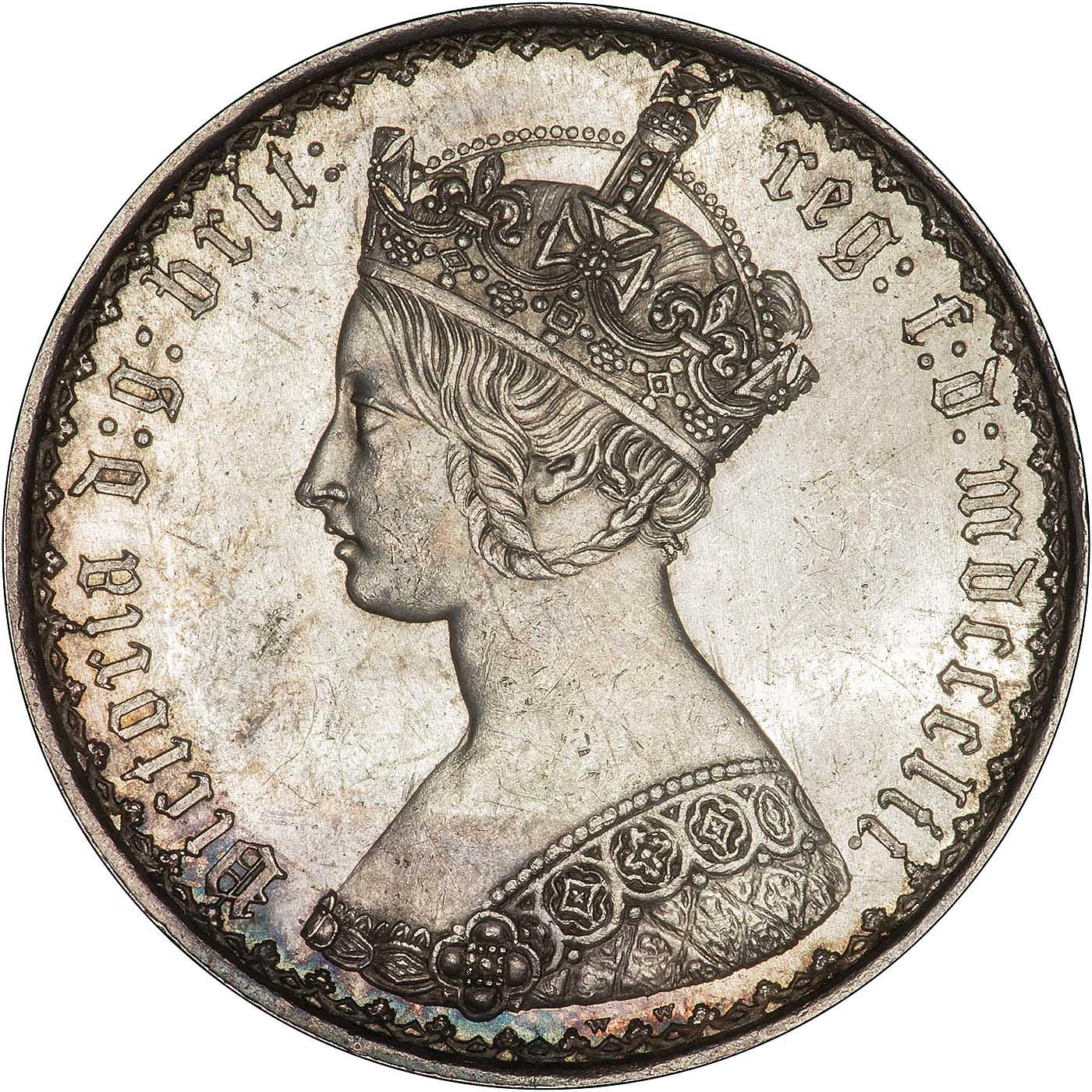 1852 Victoria Gothic Silver Florin | Chards - £8.00
