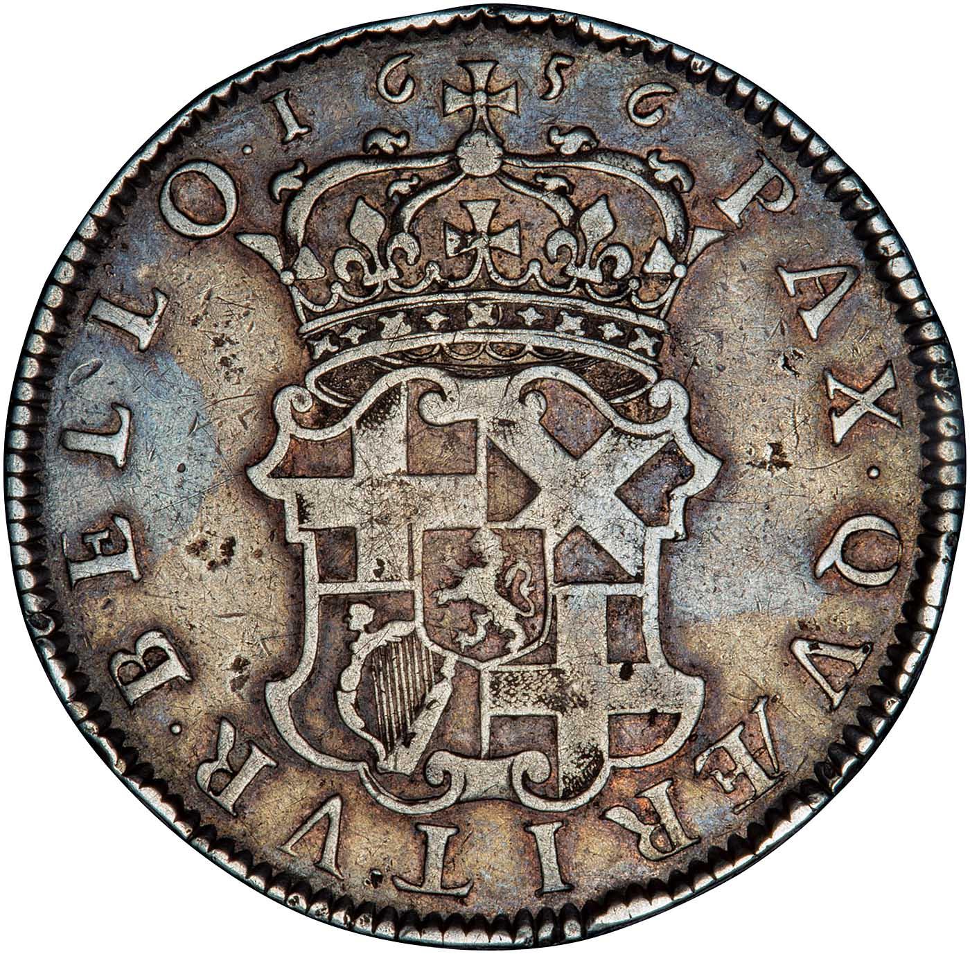1656 Oliver Cromwell Silver 1/2 Crown | Chard - £4,000.00