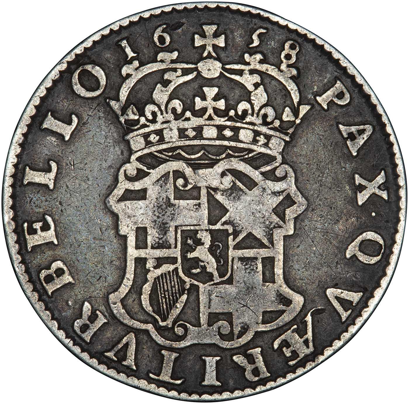 1658 Oliver Cromwell Silver 1/2 Crown | Chard - £1,000.00