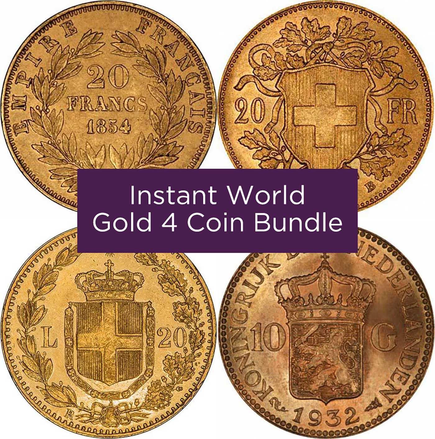 Instant World Collector Gold 4 Coin Bundle | Chard